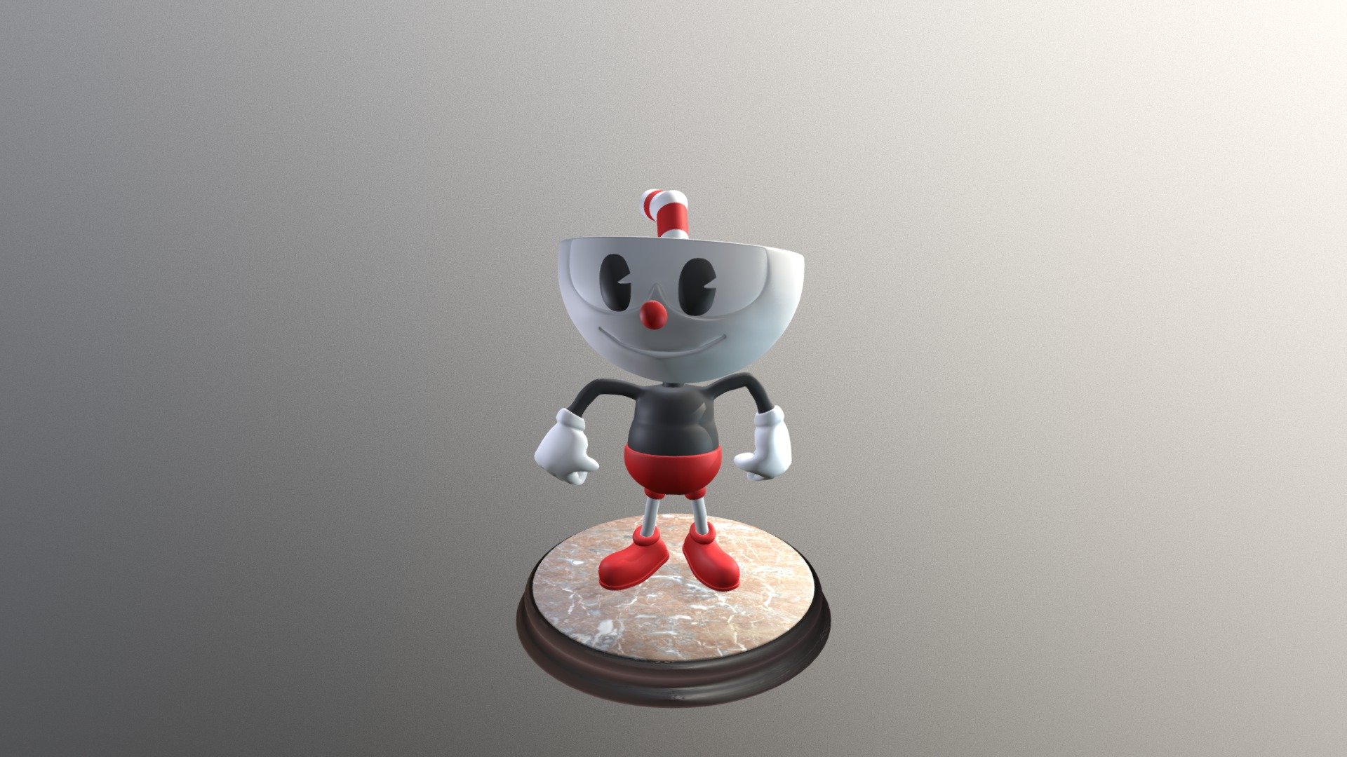 Cuphead - 3D model by DokZau (@DokZau7) [7c7ec58] - Sketchfab