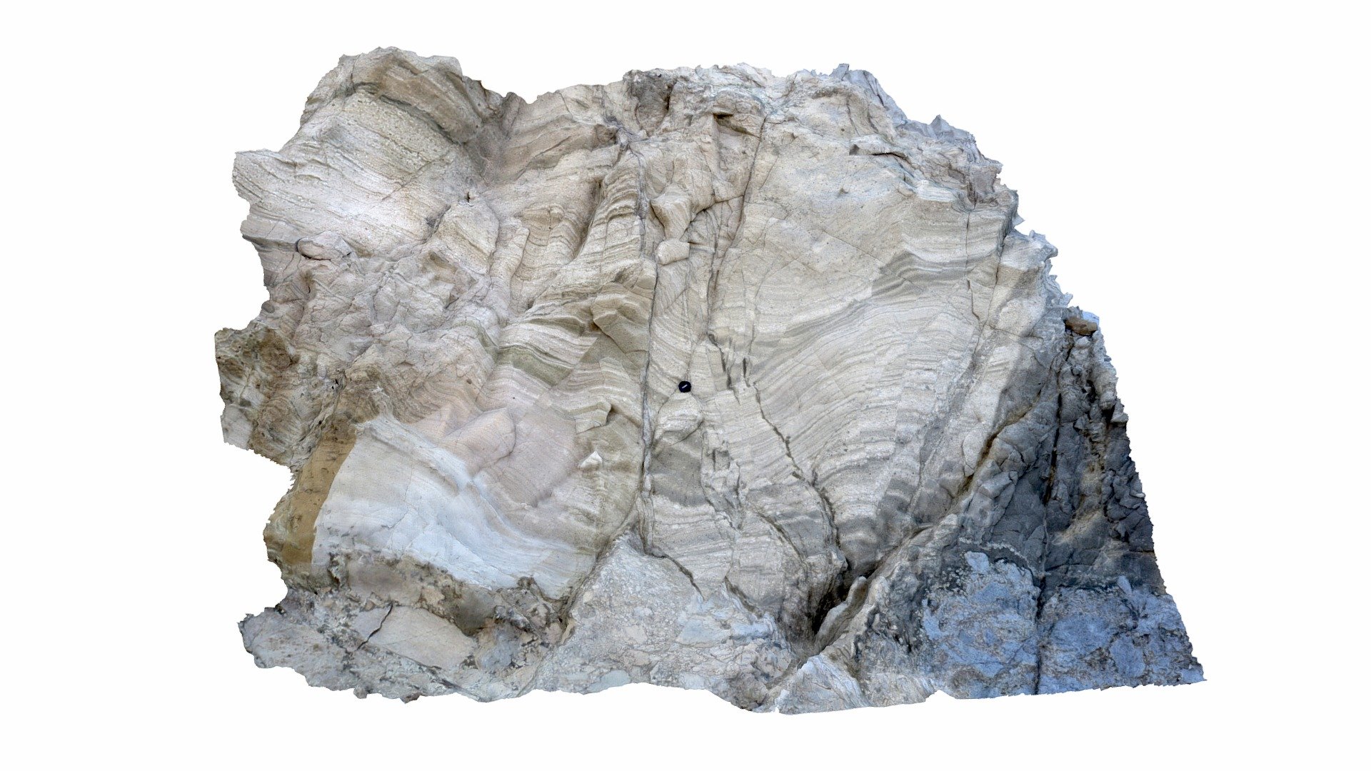 Small faults in base surge deposits, Spain - Download Free 3D model by ...
