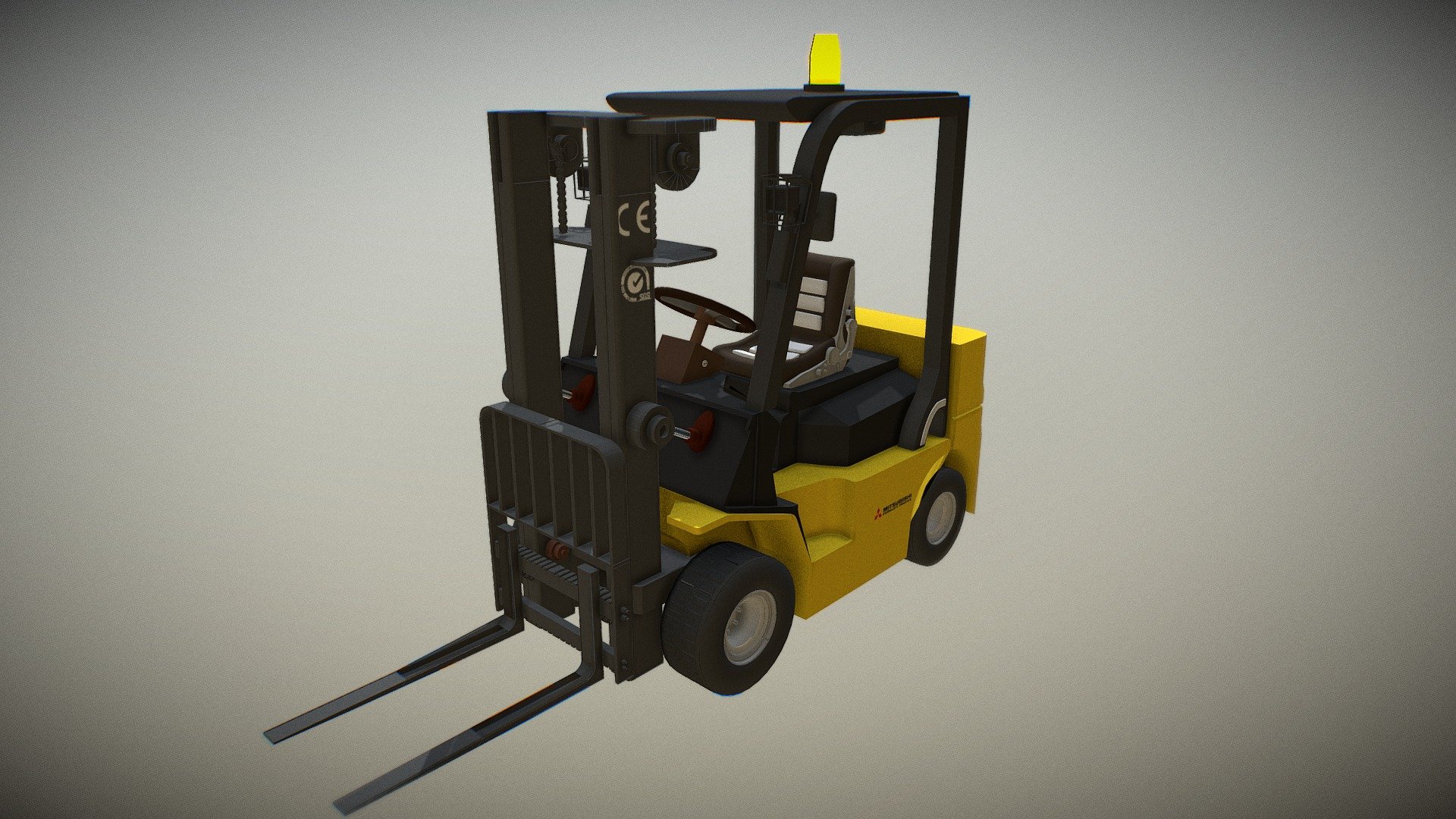 forklift - 3D model by sambhaji [7c817af] - Sketchfab