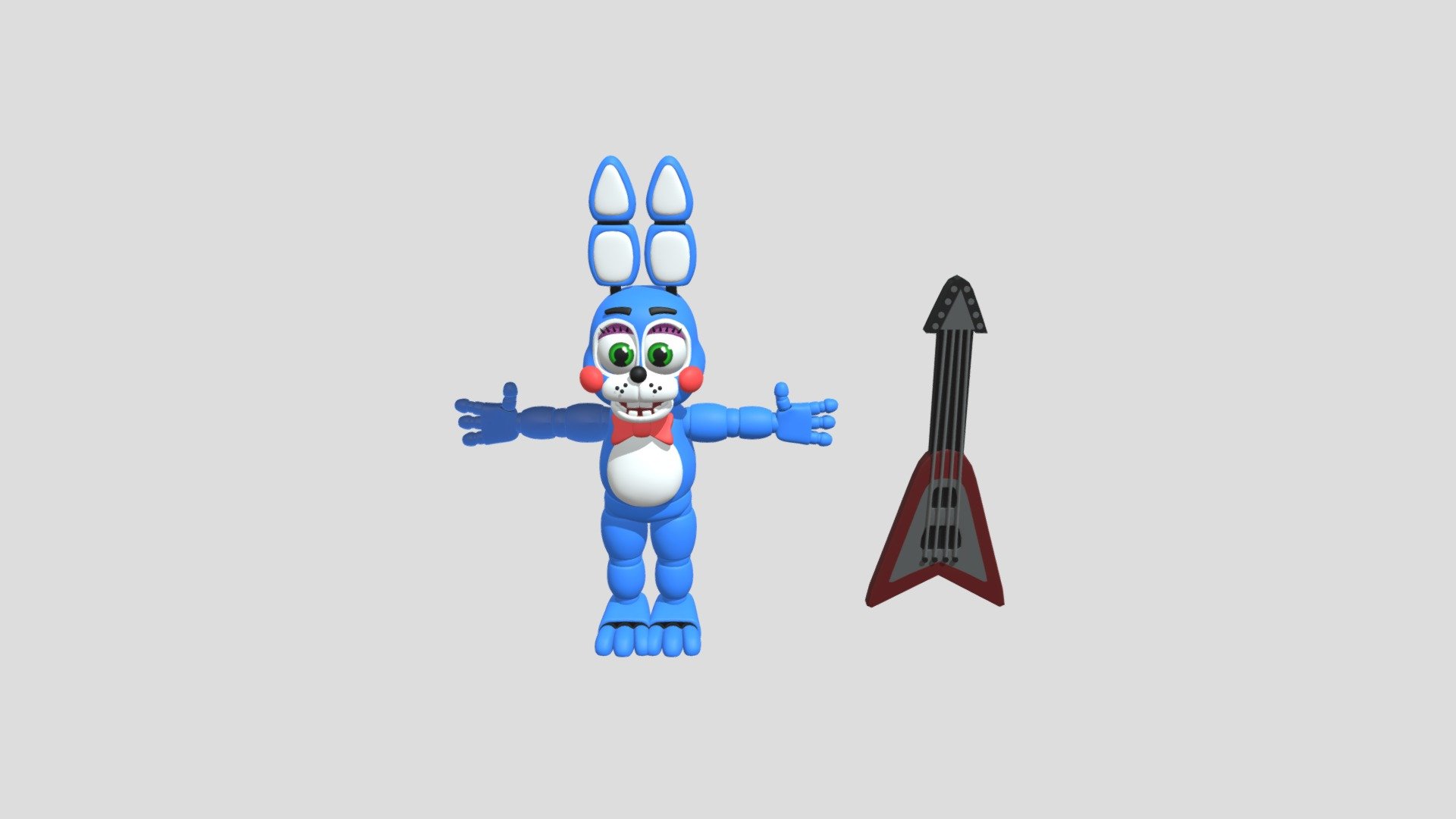 Toy Bonnie - Download Free 3D model by Gutbear (@Moltenboi124) [7c83700 ...