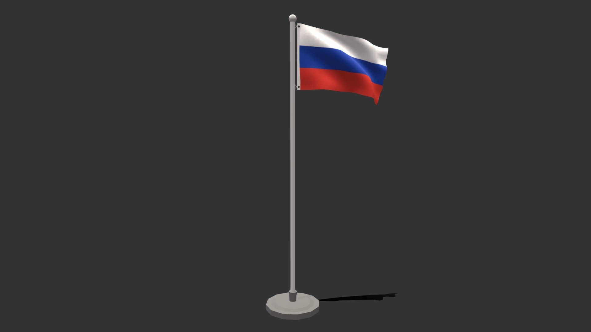 Low Poly Seamless Animated Russia Flag - Buy Royalty Free 3D model by ...