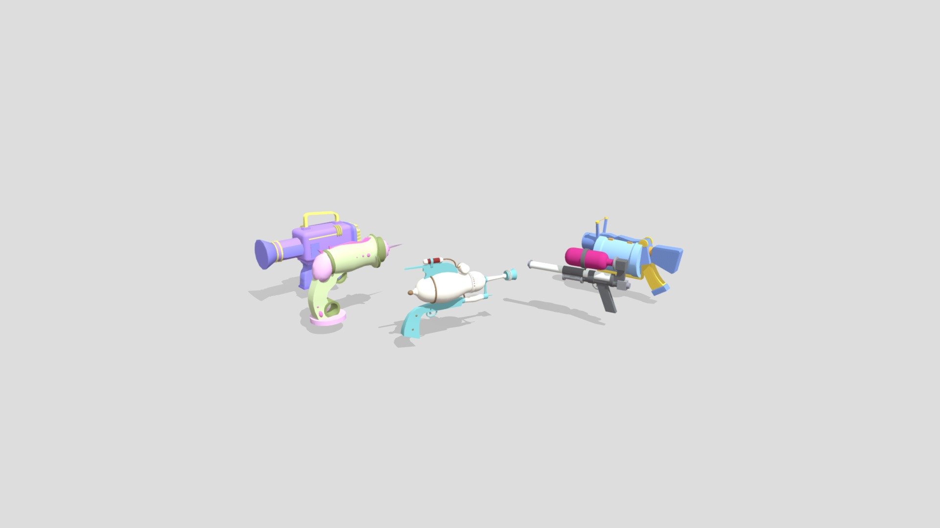 guns_paint - 3D model by vapour00 [7c87921] - Sketchfab