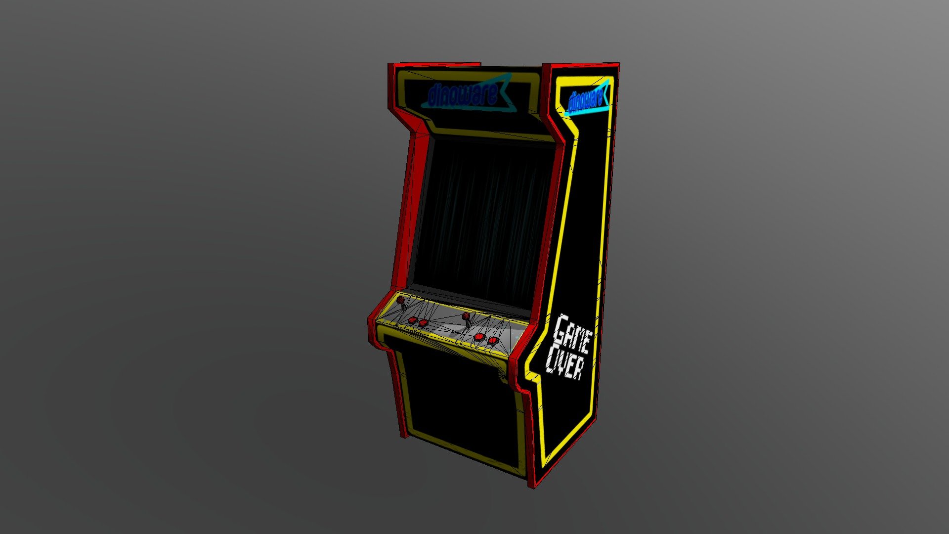 Arcade Machine - 3D model by Owen Morris (@s4006570) [7c87b8b] - Sketchfab
