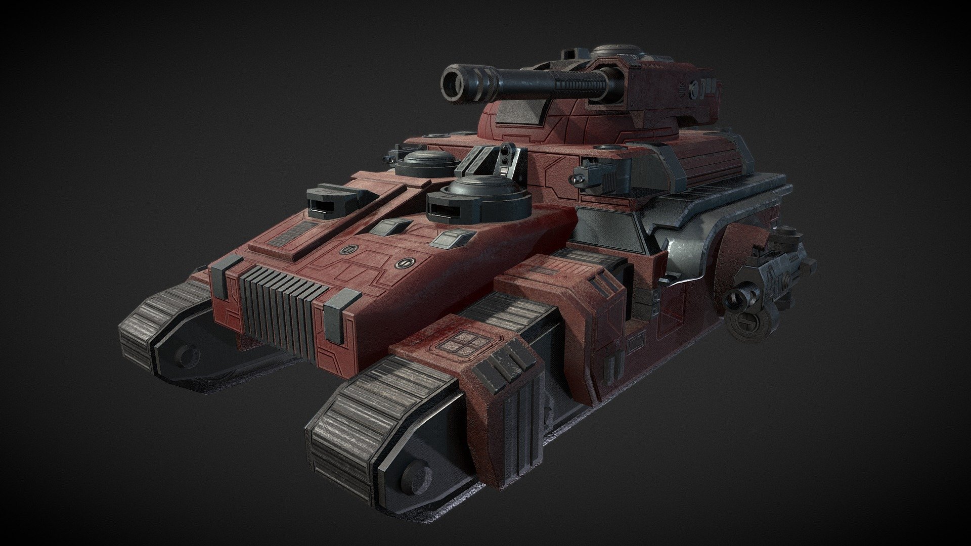 Kratos Tank Warhammer 40k - Buy Royalty Free 3D model by Outworld ...