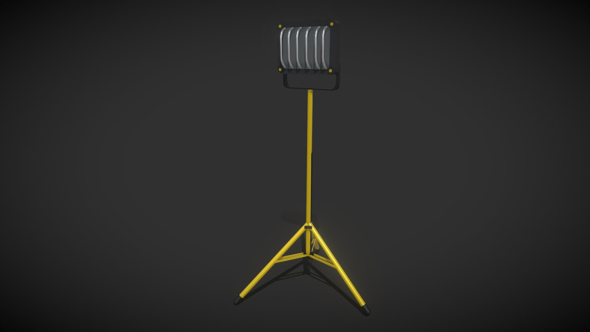 Flood Light Stand - 3D model by The Learning Network ...