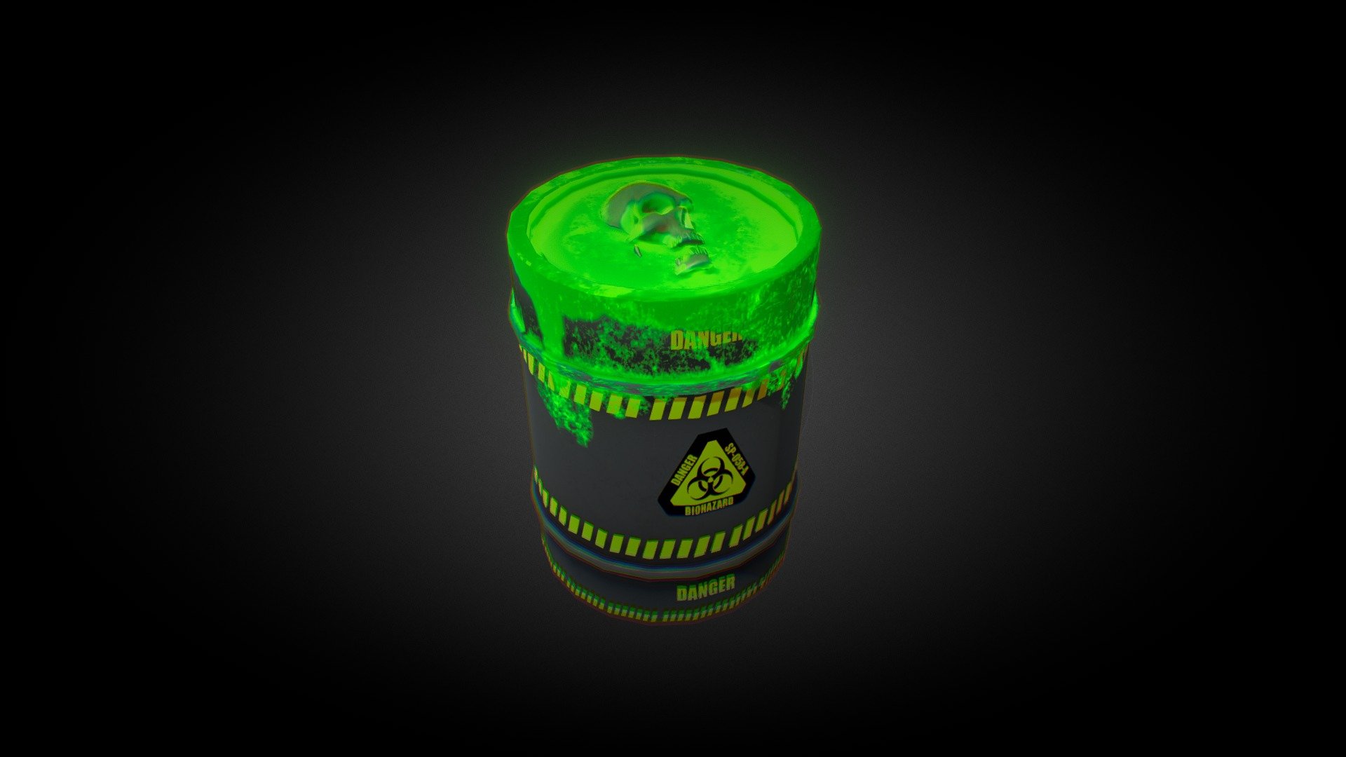 Biohazard Barrel - 3D model by MoInk [7c89a47] - Sketchfab