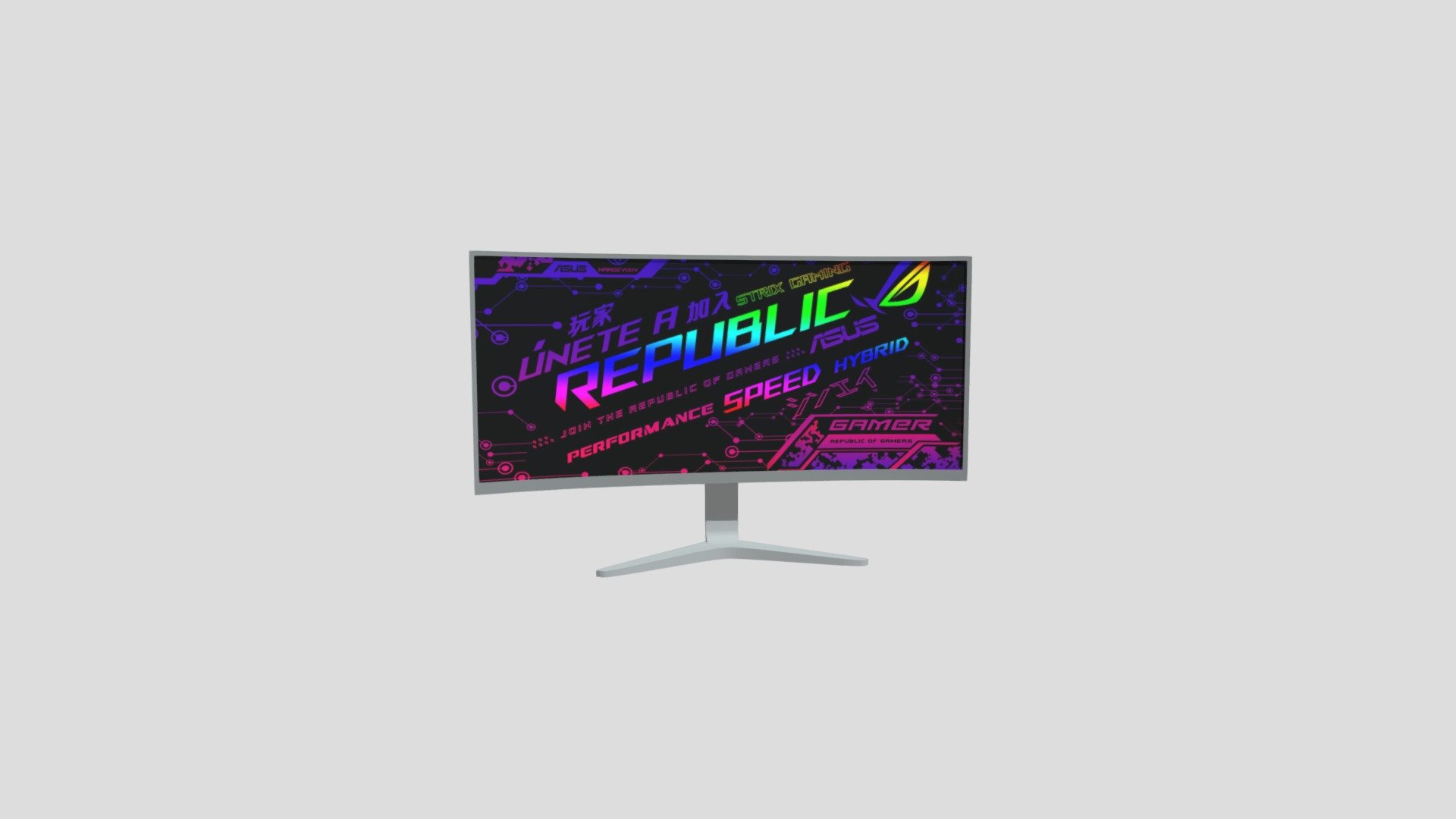 Acer Rog Curved Monitor - Download Free 3D model by Nova ...