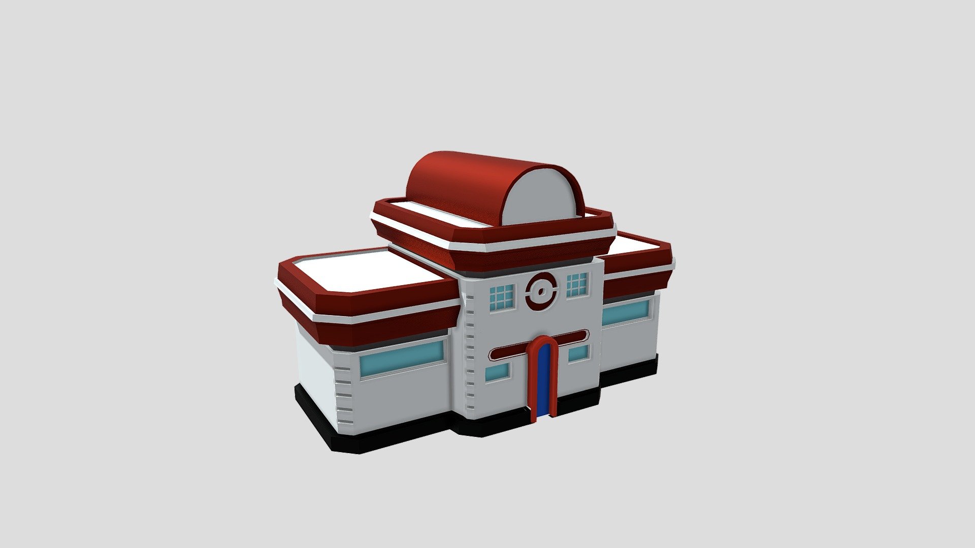 Pokecenter - Download Free 3D model by Georgin (@georginjohny) [7c8b9d5 ...