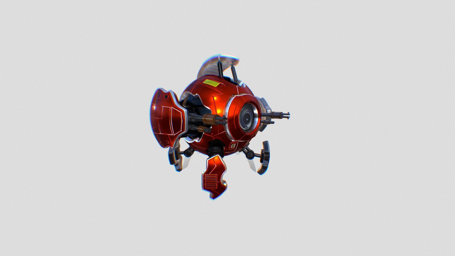 Robot Ball - 3D model by AlonLorenzana (@alonsoswer) [7c8c044] - Sketchfab