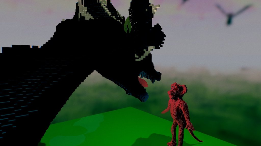Dragon and Monkey #2 - Download Free 3D model by ayvlasov [7c8c786 ...
