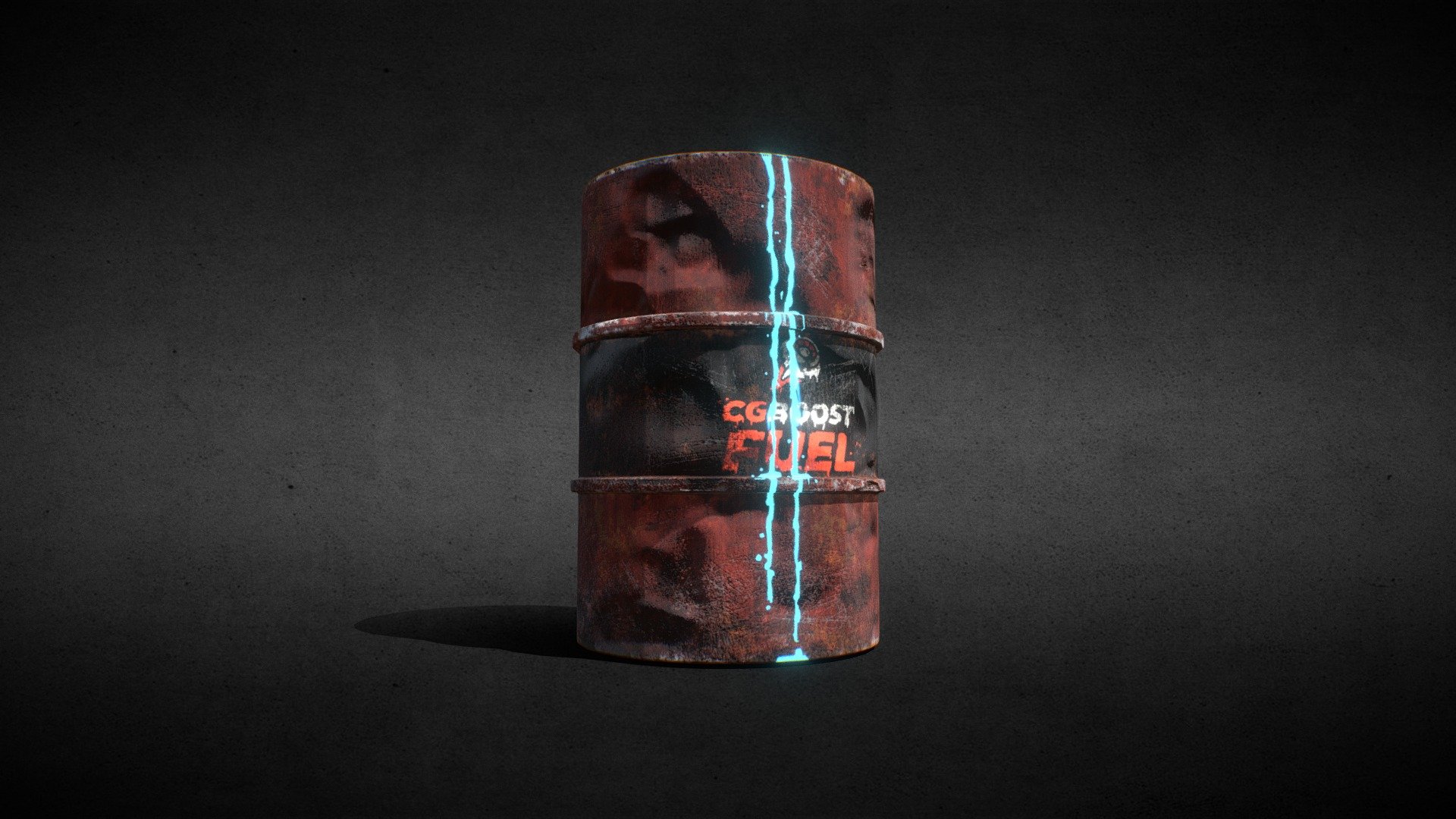 CG Boost Barrel - 3D model by botanium [7c8c9c8] - Sketchfab