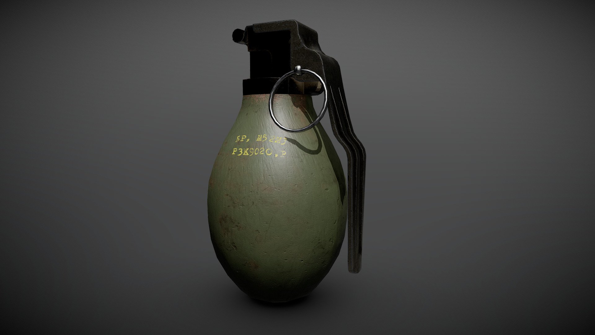 M52 Hand Grenade - Buy Royalty Free 3D model by Tomislav Tomljenović ...