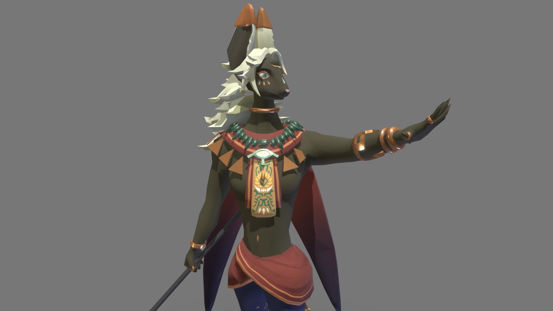 Finzahru - Zelda BotW Original Character - 3D model by SayonaraKuro ...