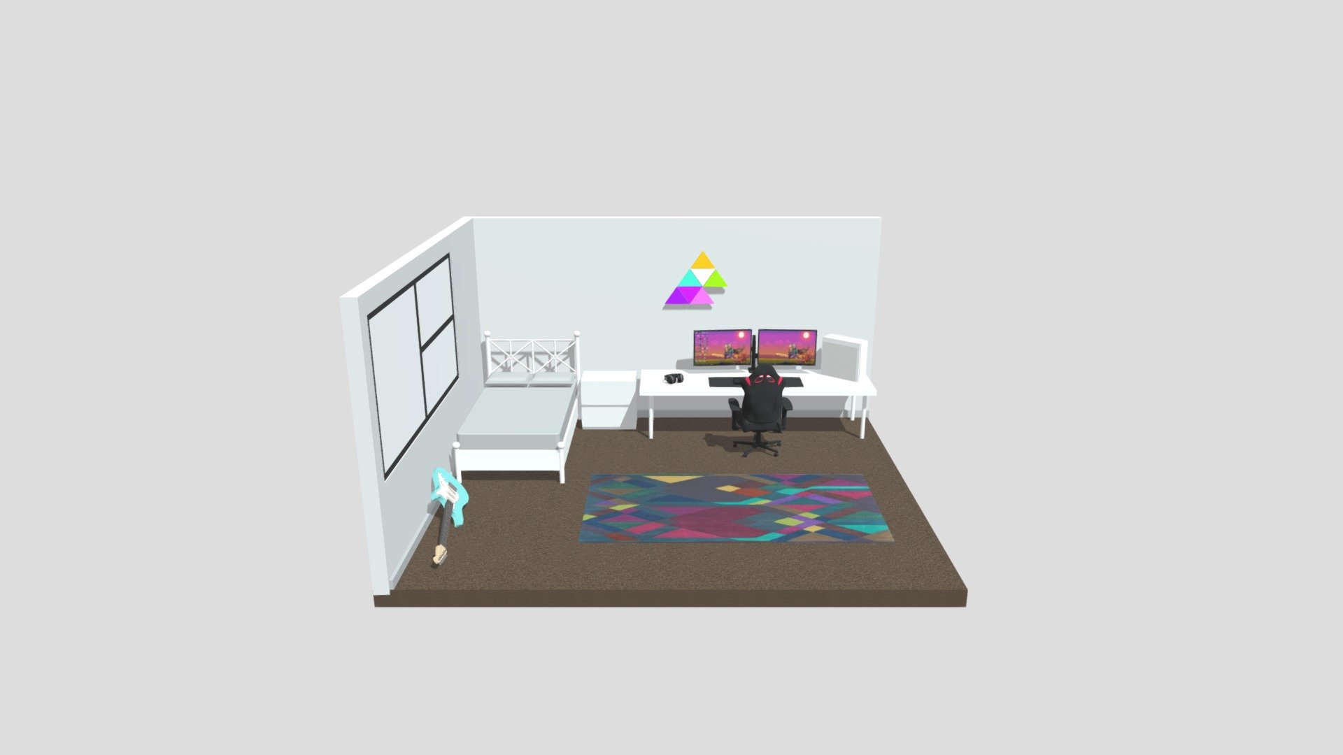 room design - 3D model by jtarabay1 [7c90aa6] - Sketchfab