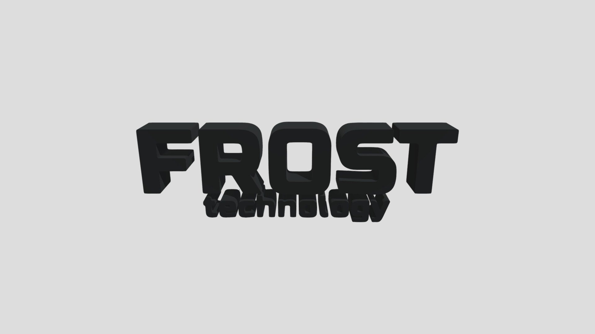 Frost Technology Logo - 3D model by Victor Gabriel Nascimento ...