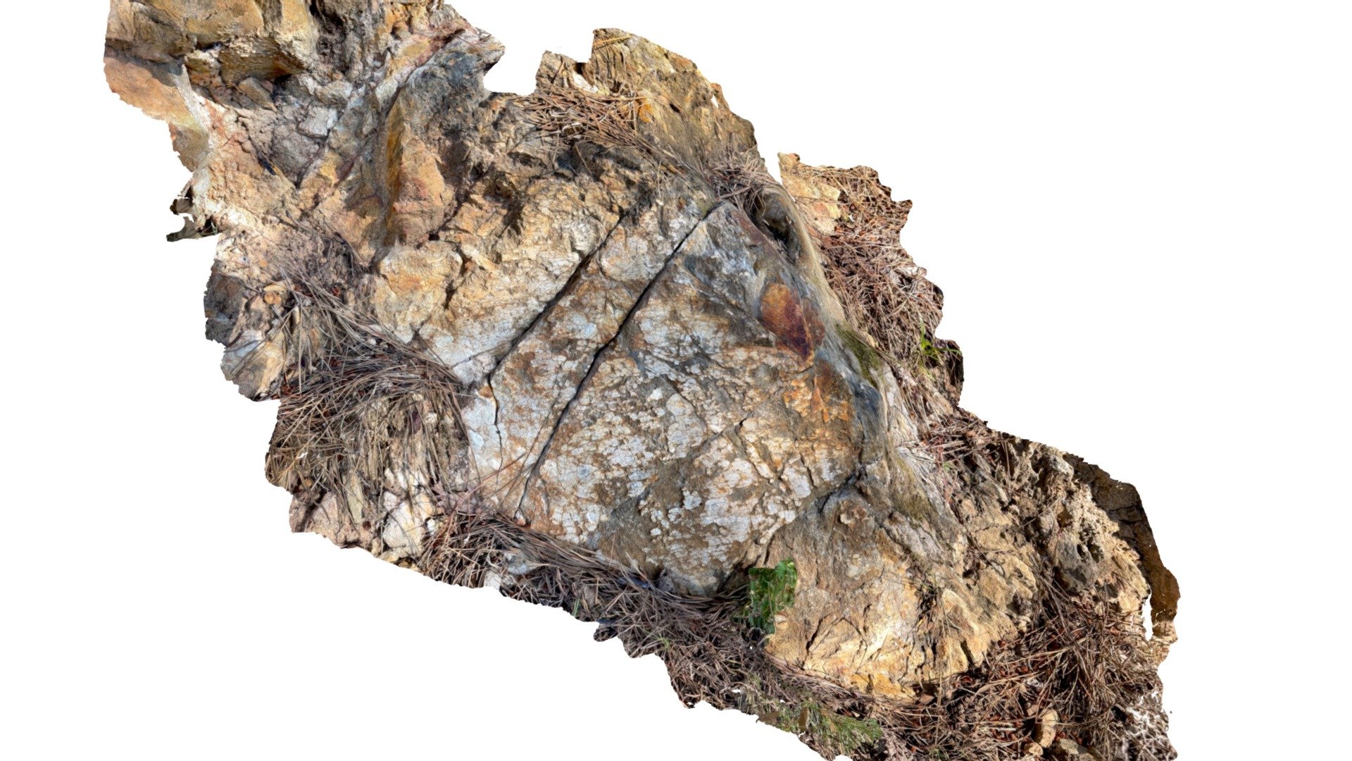 Affleurement à La Faye, près de Fond-Chaude - Download Free 3D model by ...