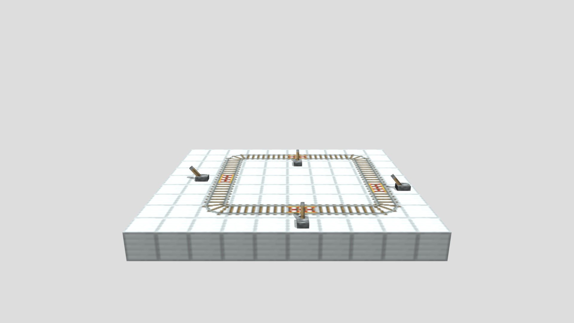 Minecraft - Powered Rail loop - Download Free 3D model by MrMaxICT ...
