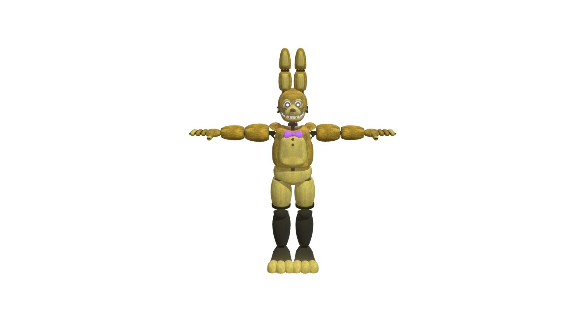 Spring Bonnie (by toastmations no fbx port yet- - Download Free 3D ...