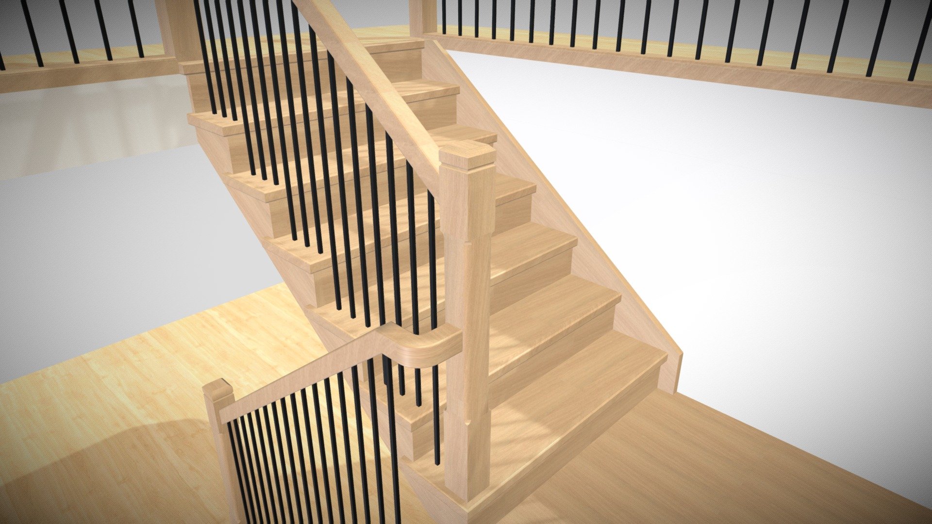 Switchback with Elbow - 3D model by 3D Software for Stair Design and ...