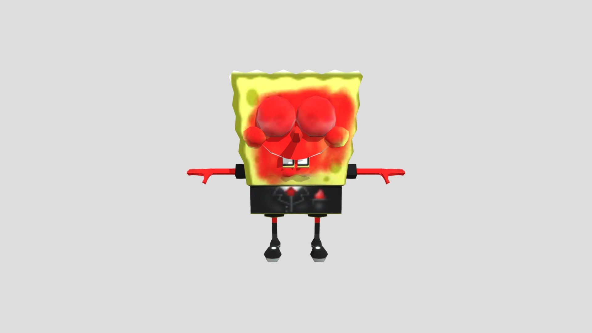 PC Computer - SpongeBob SquarePants Employee of - Download Free 3D ...