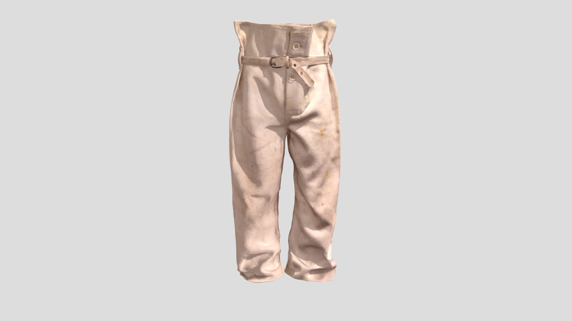 Cornish Mining Trousers - 3D model by musecornishlife [7c97bb5] - Sketchfab