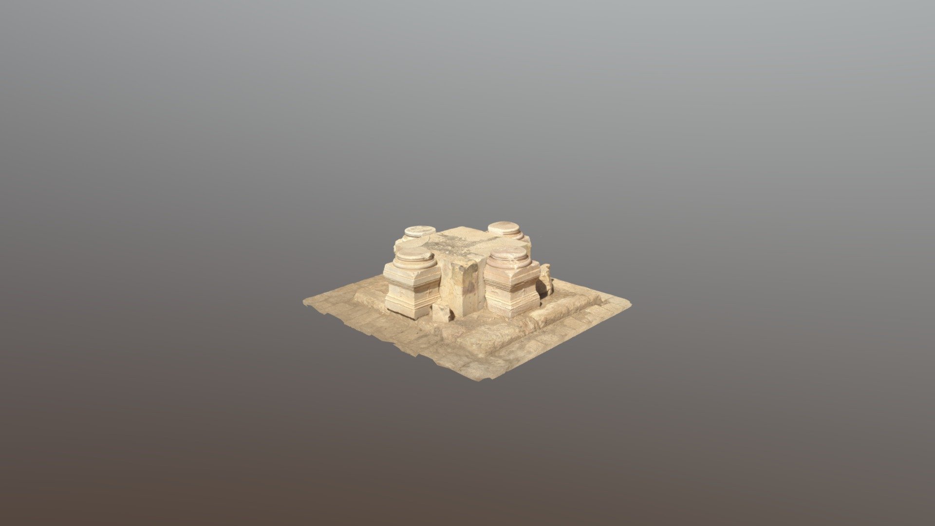 Roman Column base - 3D model by dany.svirsky [7c98eab] - Sketchfab