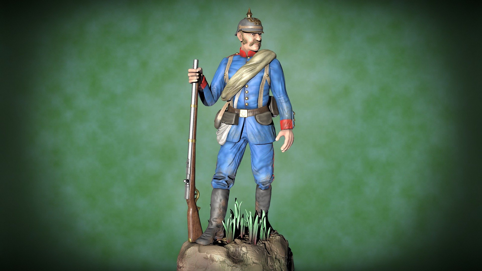 Prussian Infantry - 3d printable - Download Free 3D model by Andy ...
