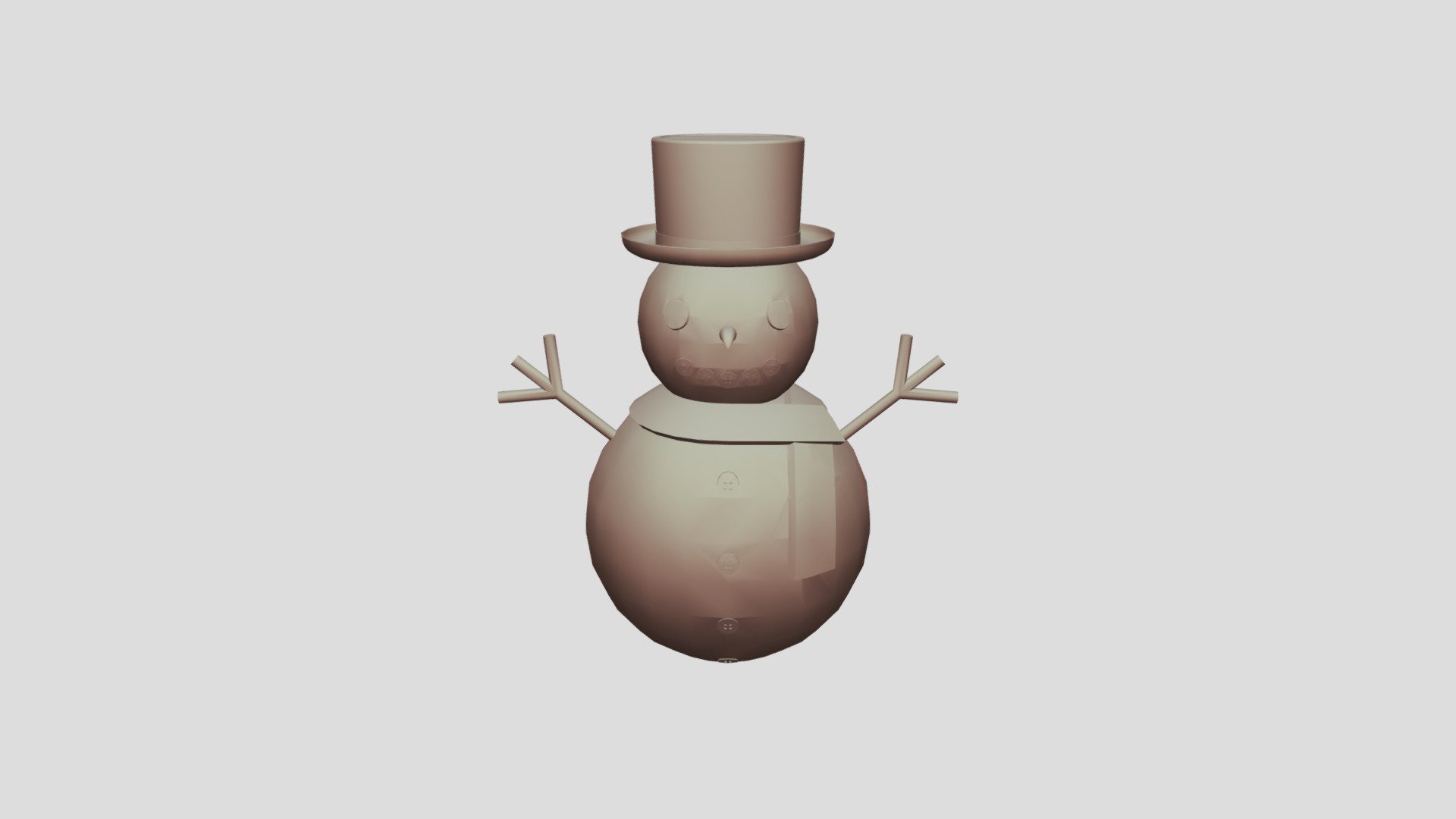Snowman with configurator - 3D model by Dape [7c9abc7] - Sketchfab