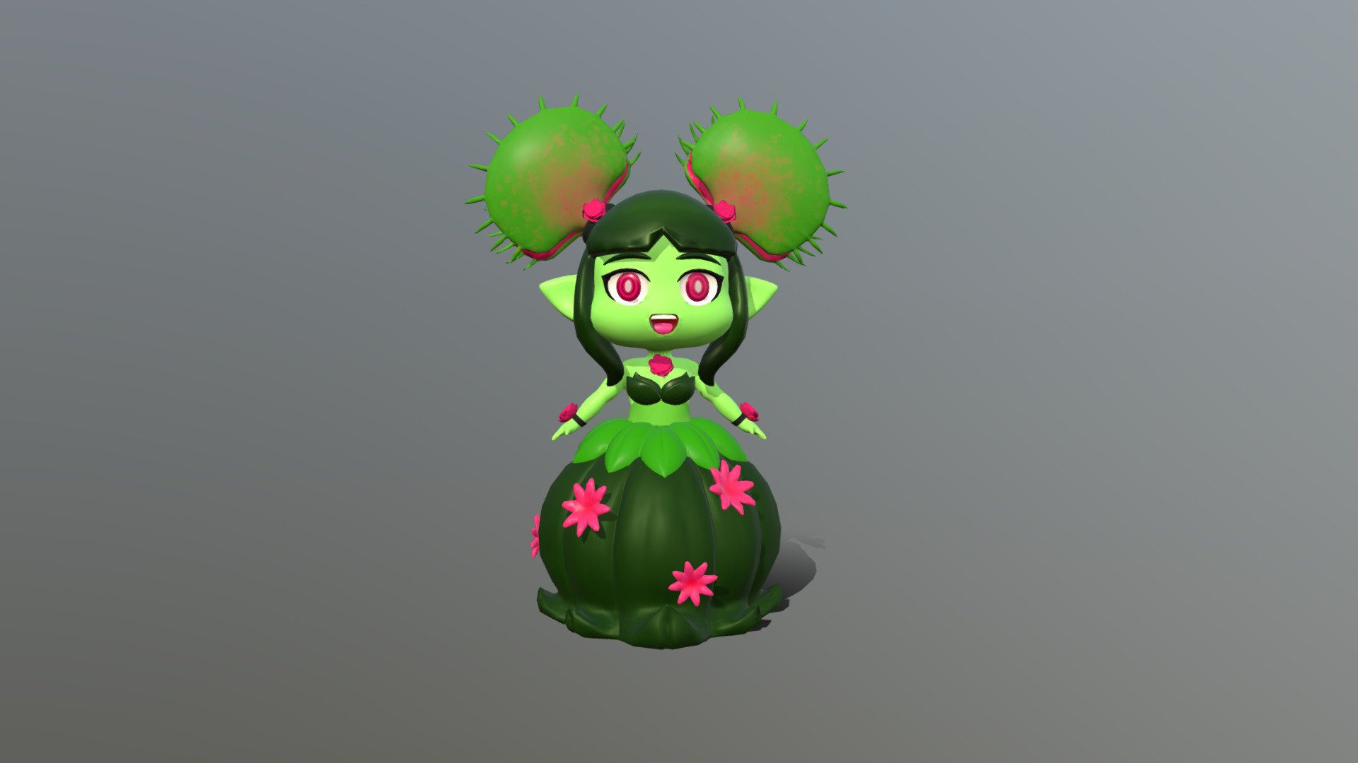 PlantGirl - 3D model by SammyHanks [7c9b815] - Sketchfab