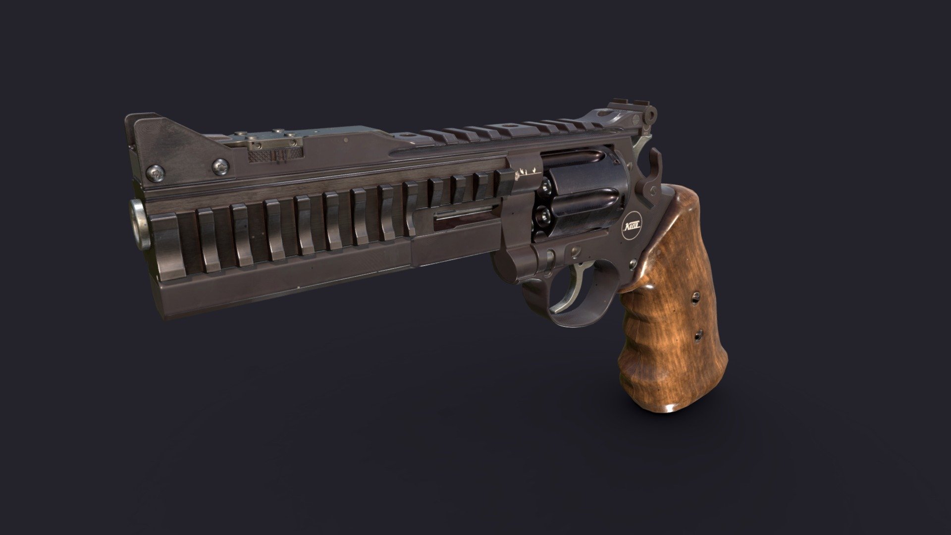 Korth Nighthawk Revolver - 3D model by Iulian_Dobrogeanu [7c9f875 ...