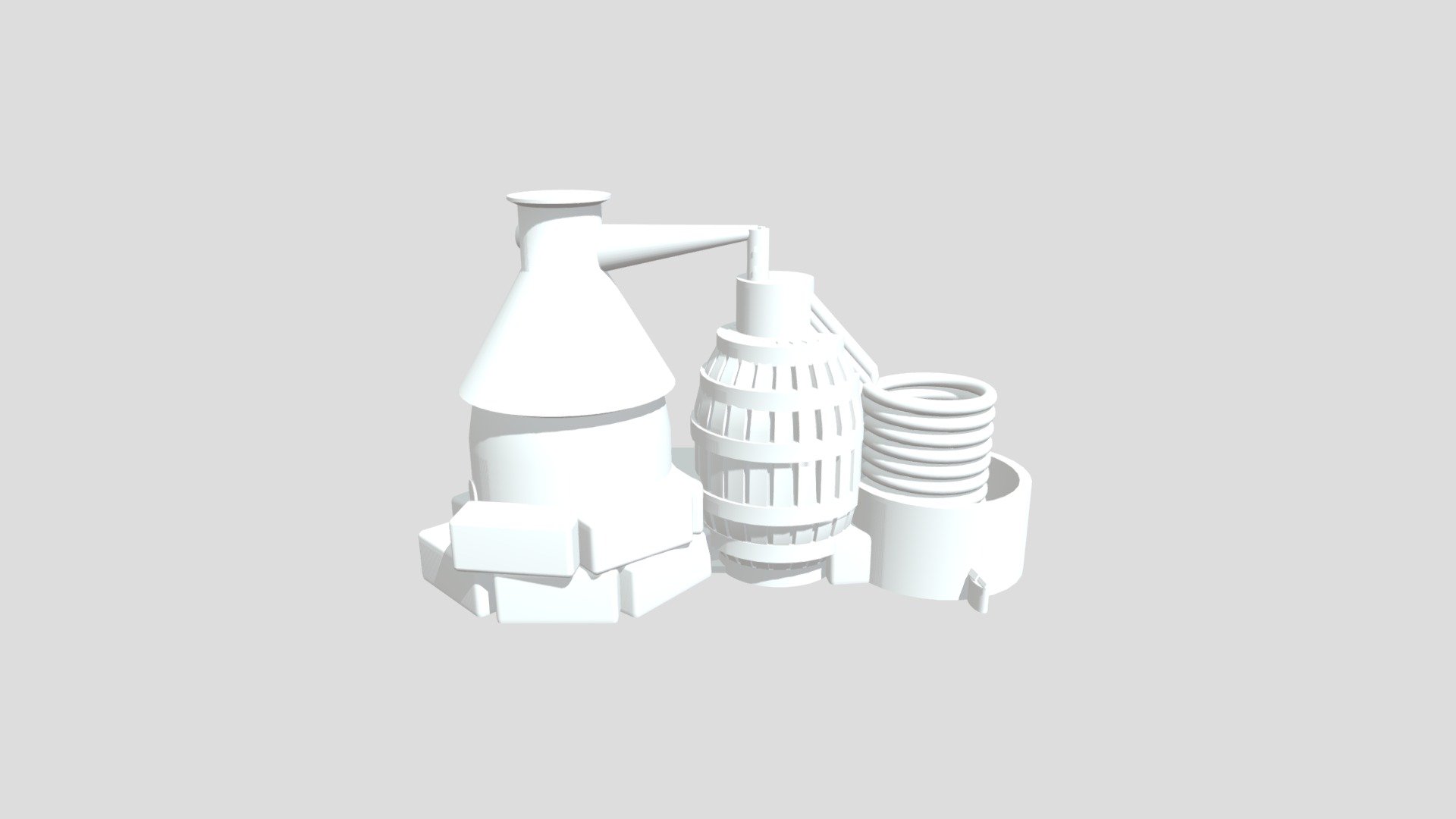 Moonshine Still - 3D model by 3DCINCY [7c9fba4] - Sketchfab