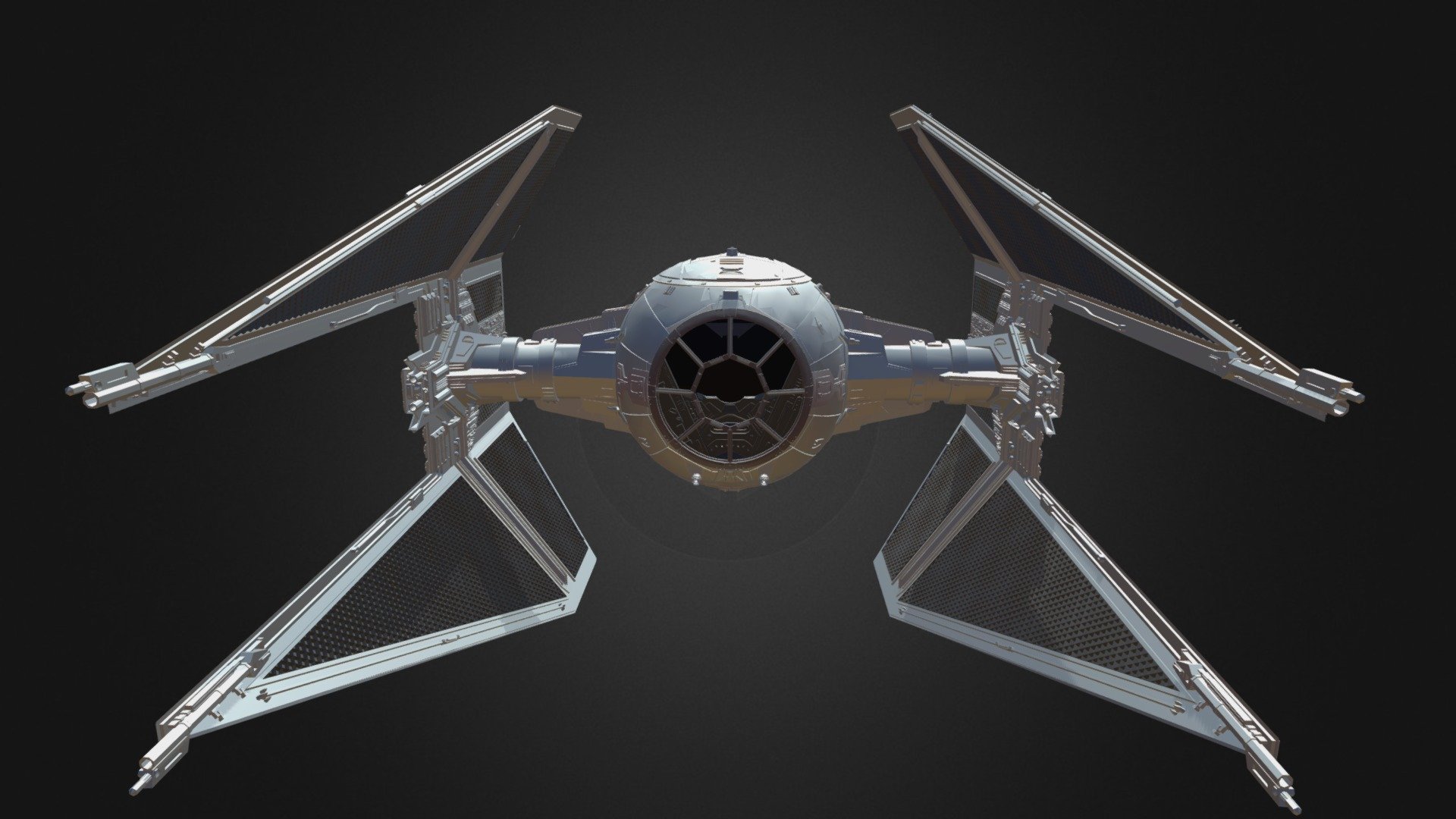 Star Wars TIE Interceptor - 3D model by joritz27 [7ca2875] - Sketchfab