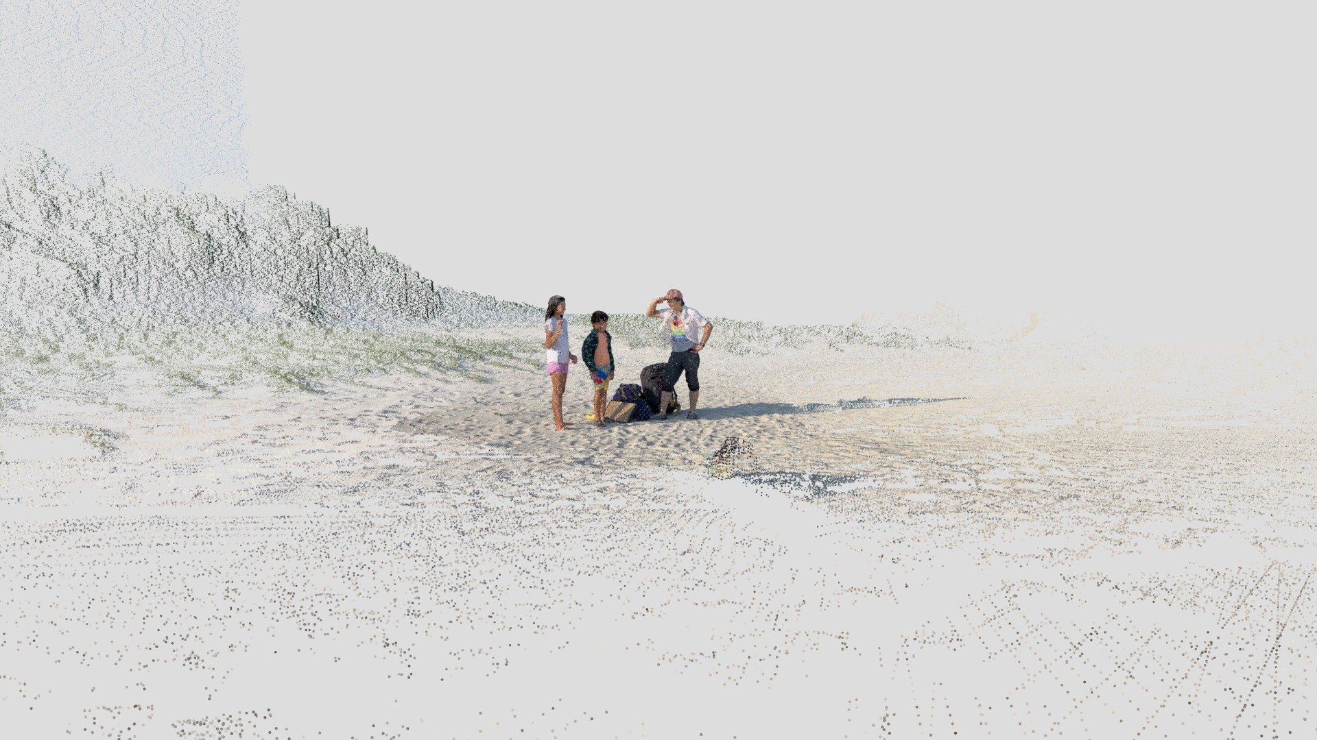 Shawn Jane Ben at Ham Tin beach - Gaussian Splat - Download Free 3D ...