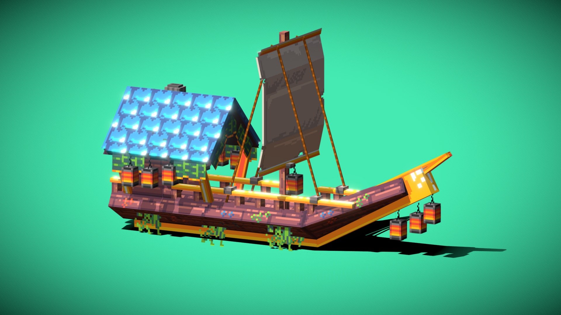 Traveler Boat - 3D model by MrPearlish (@Enely_) [7ca5313] - Sketchfab
