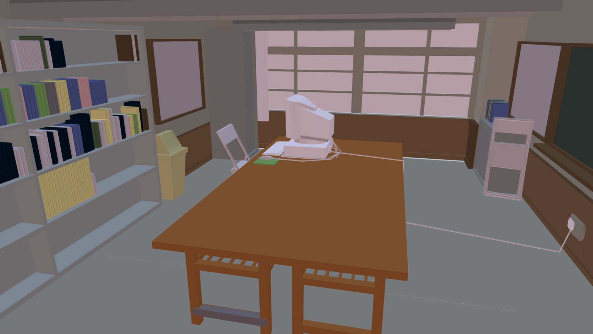 FIlm Diorama: The SOS Brigade Clubroom - 3D model by Justine Cabreza ...