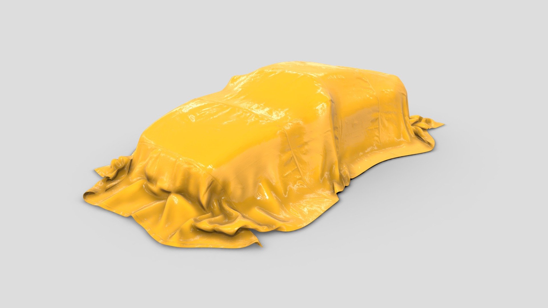 Draped Car (FREE) - 3D model by DuduPav [7ca7967] - Sketchfab