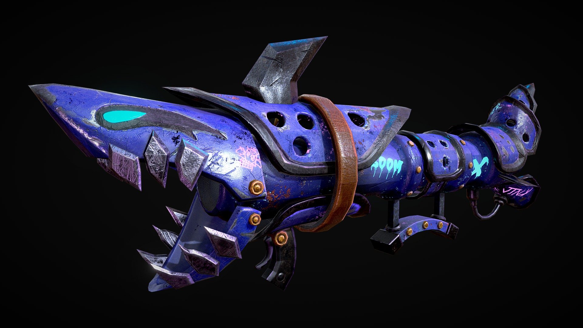 Fishbones : League of Legends Jinx - 3D model by hip184184 [7ca7d26 ...