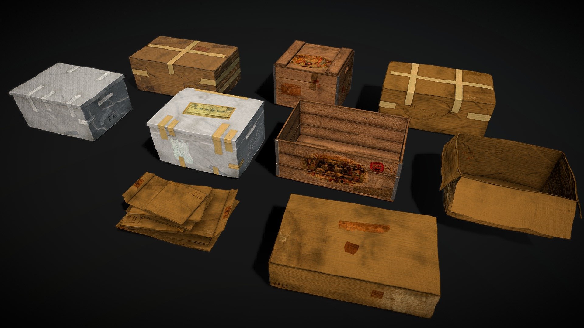 Boxes - Download Free 3D model by Hamidreza Oloumi (@hroloumi) [7ca939c ...