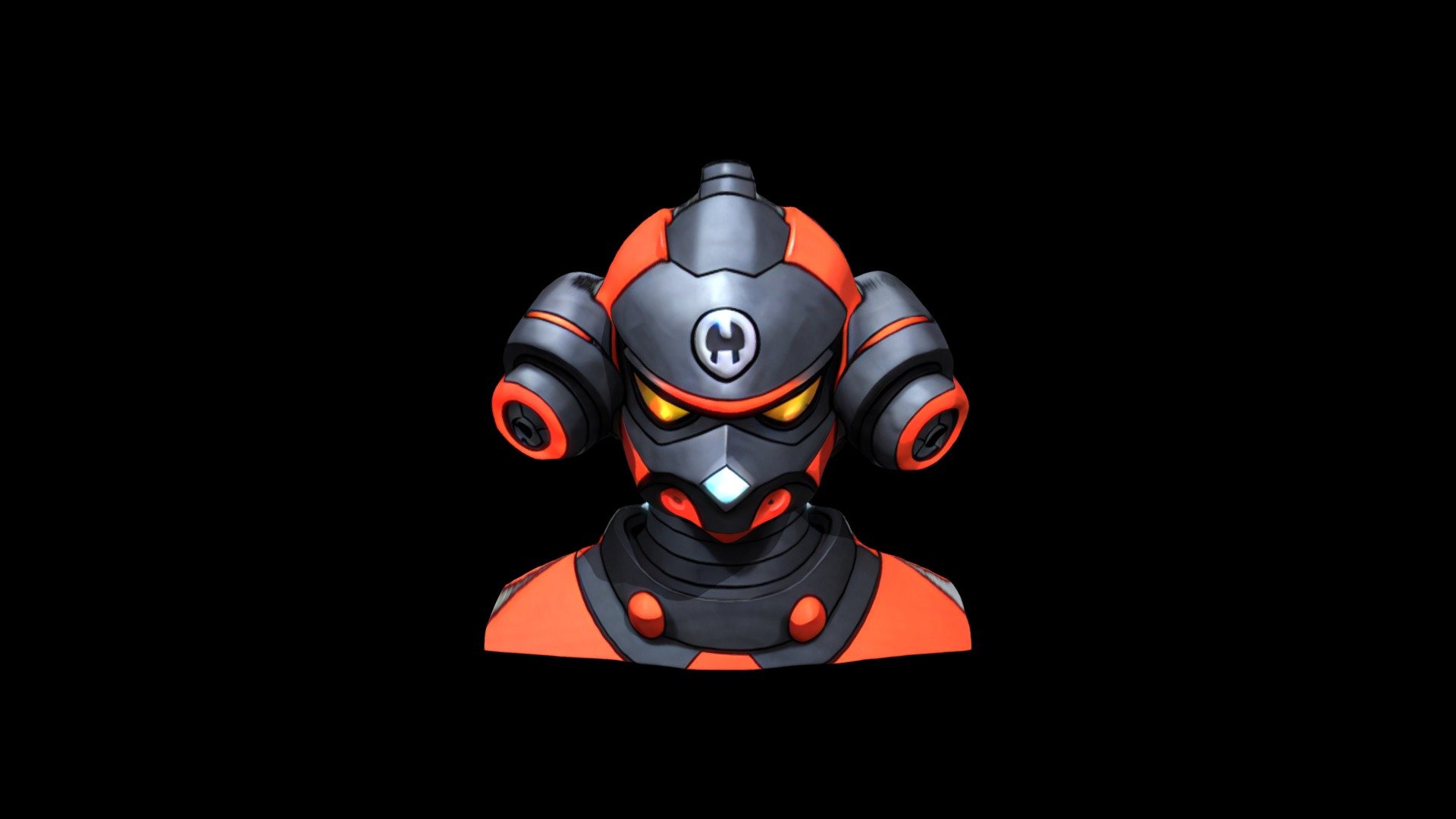 Helmet Mask Robot Cartoon 1682 - Download Free 3D model by klrxyz ...