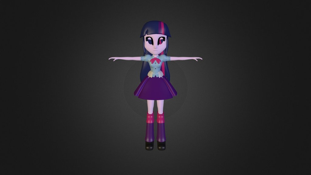 mlp eqg - A 3D model collection by zoedrawsfanarts - Sketchfab