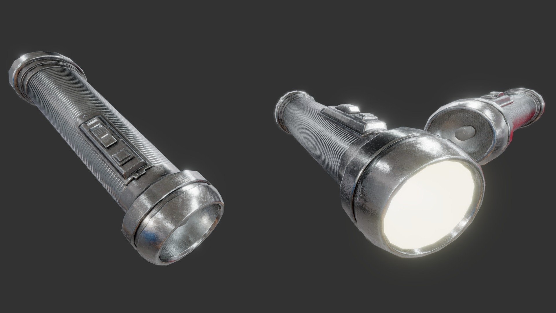 Old Flashlight PBR - Buy Royalty Free 3D model by GamePoly (@triix3d ...