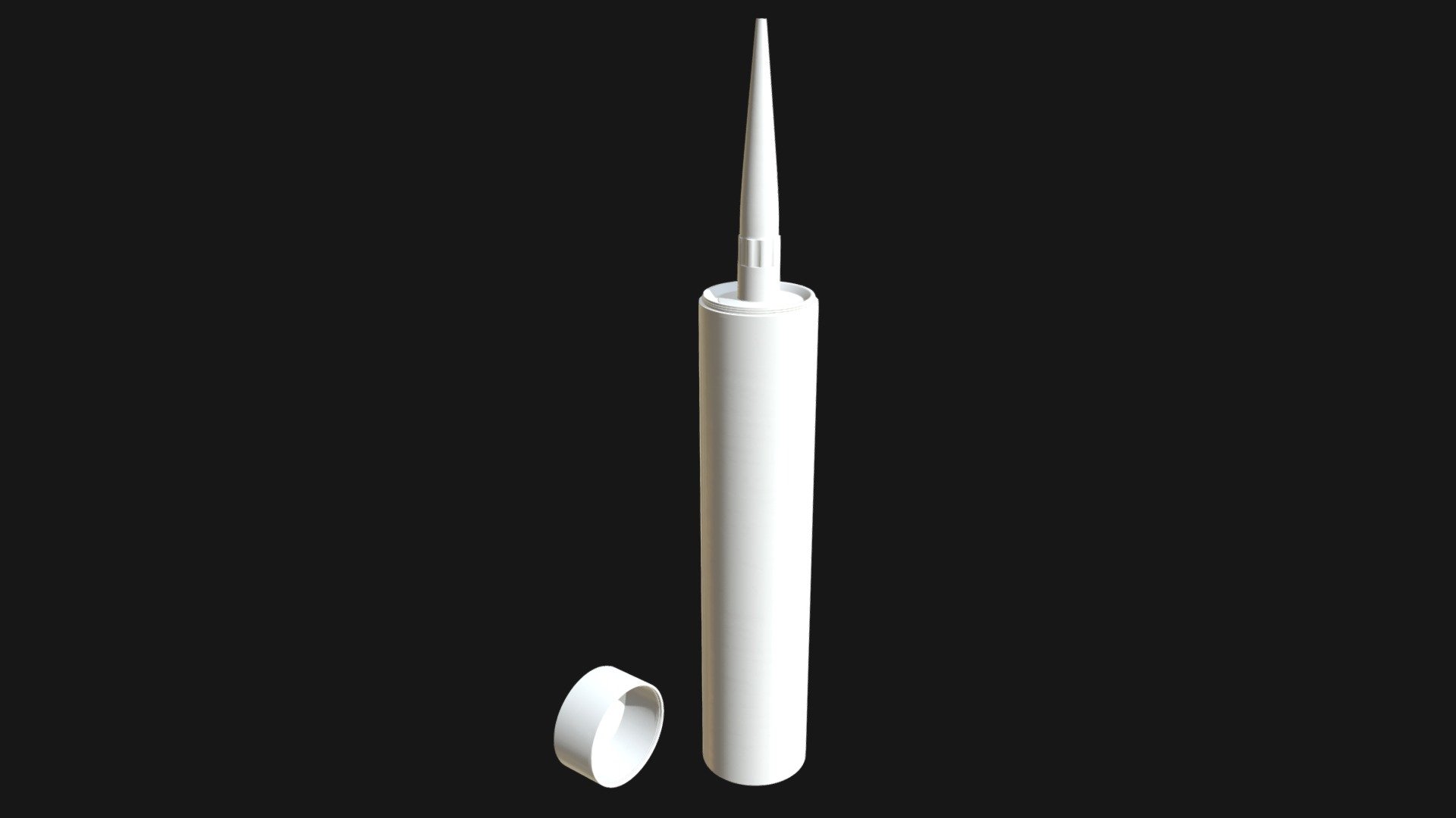 Silicone sealant cartridge - Buy Royalty Free 3D model by ...