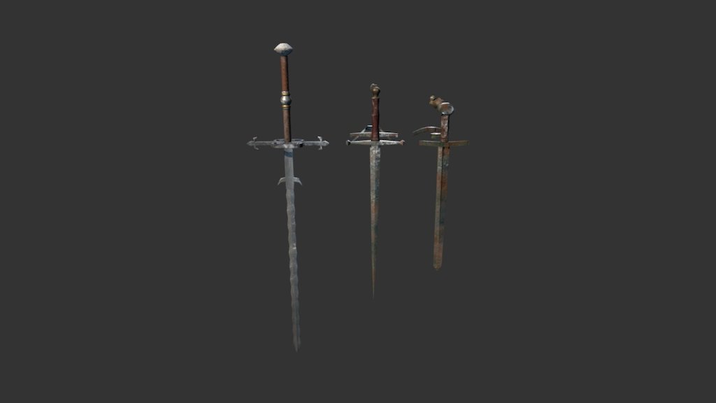 Swords - 3D model by fabianlaible [7cb0ca3] - Sketchfab