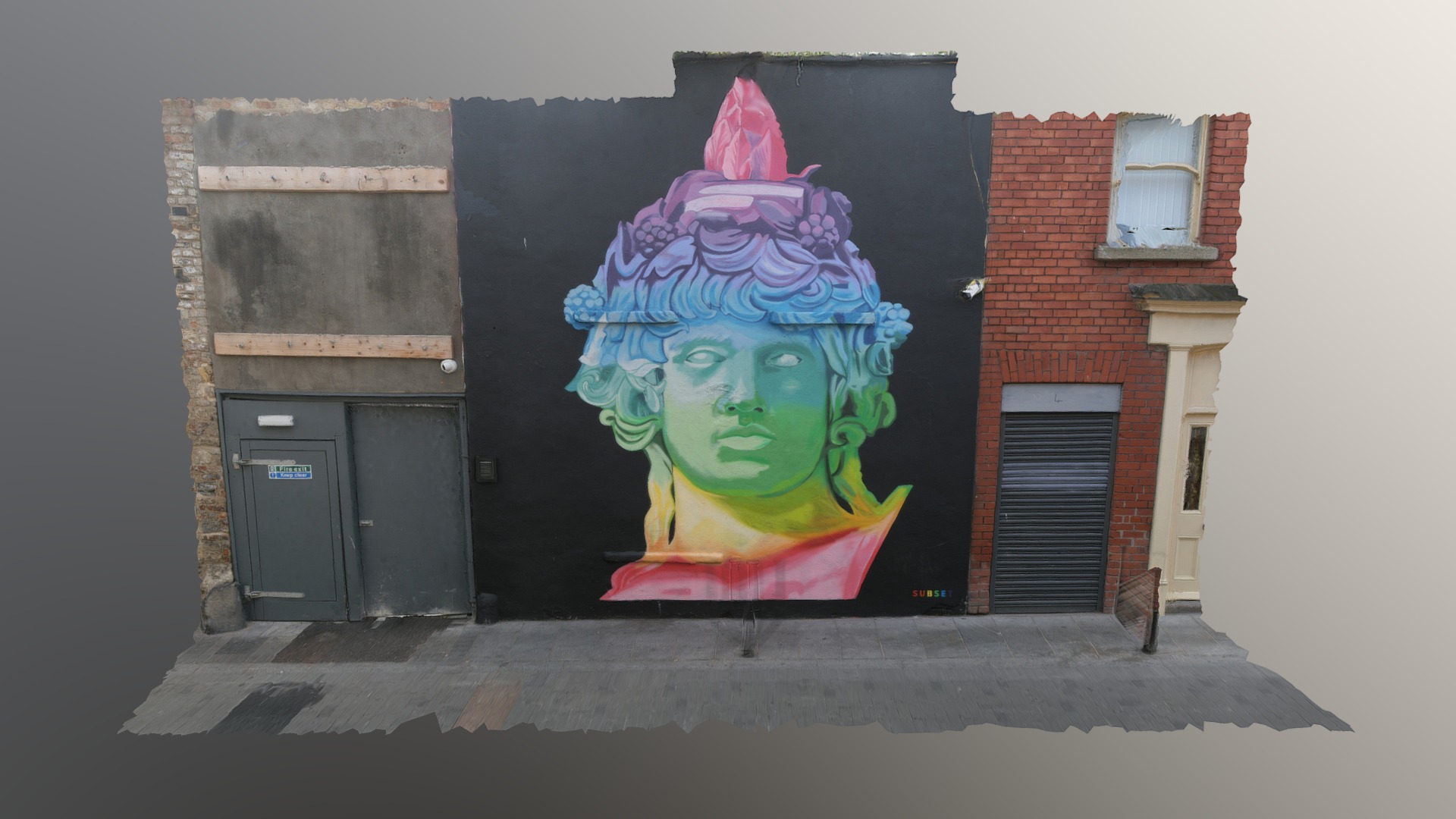 Greek - SUBSET | Dublin | Geobipod.com - 3D model by Dublin Street Art ...