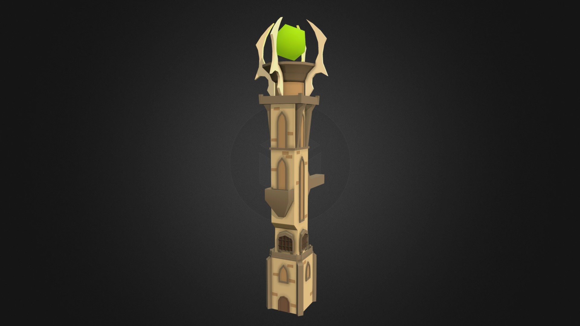 Wizard Tower - Download Free 3D model by Alok (@alok.aks50) [7cb163a ...