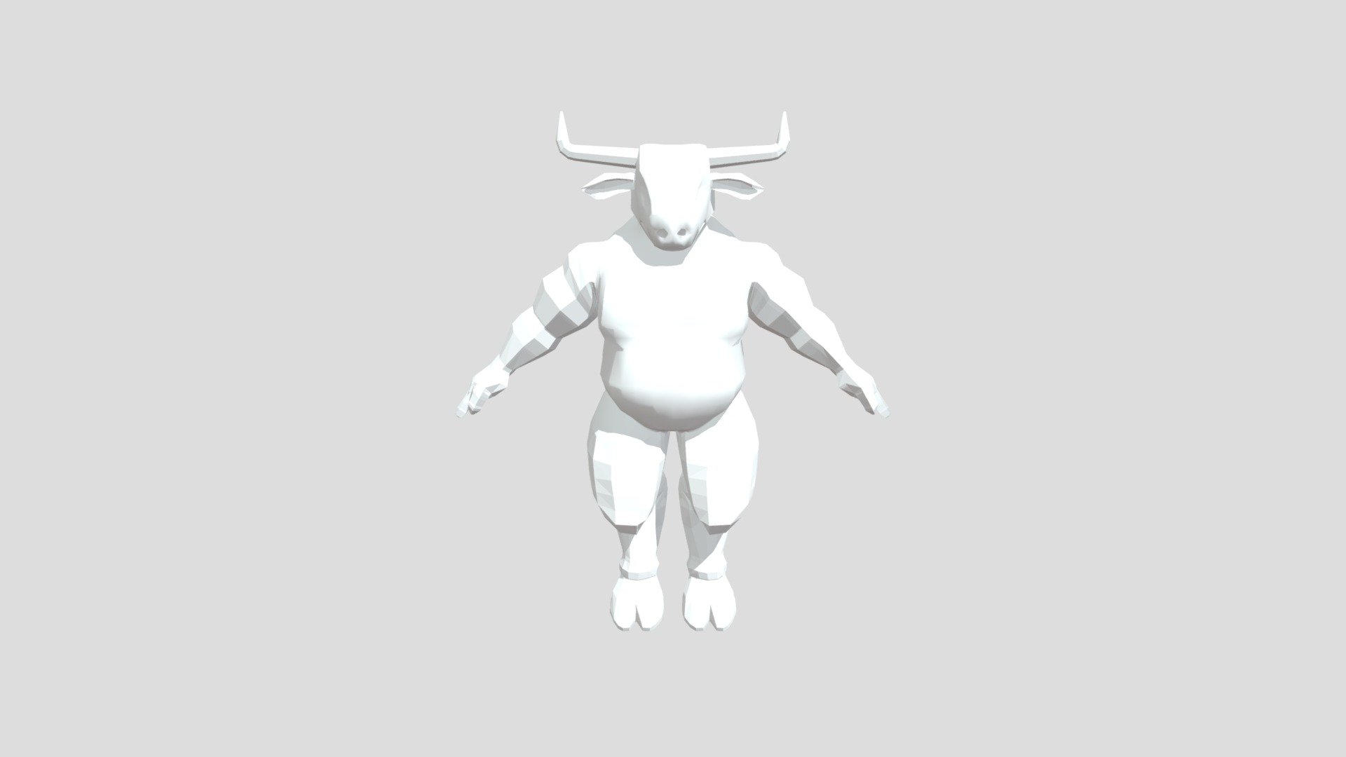 Minotaur, work in progress - 3D model by clakken [7cb23f0] - Sketchfab