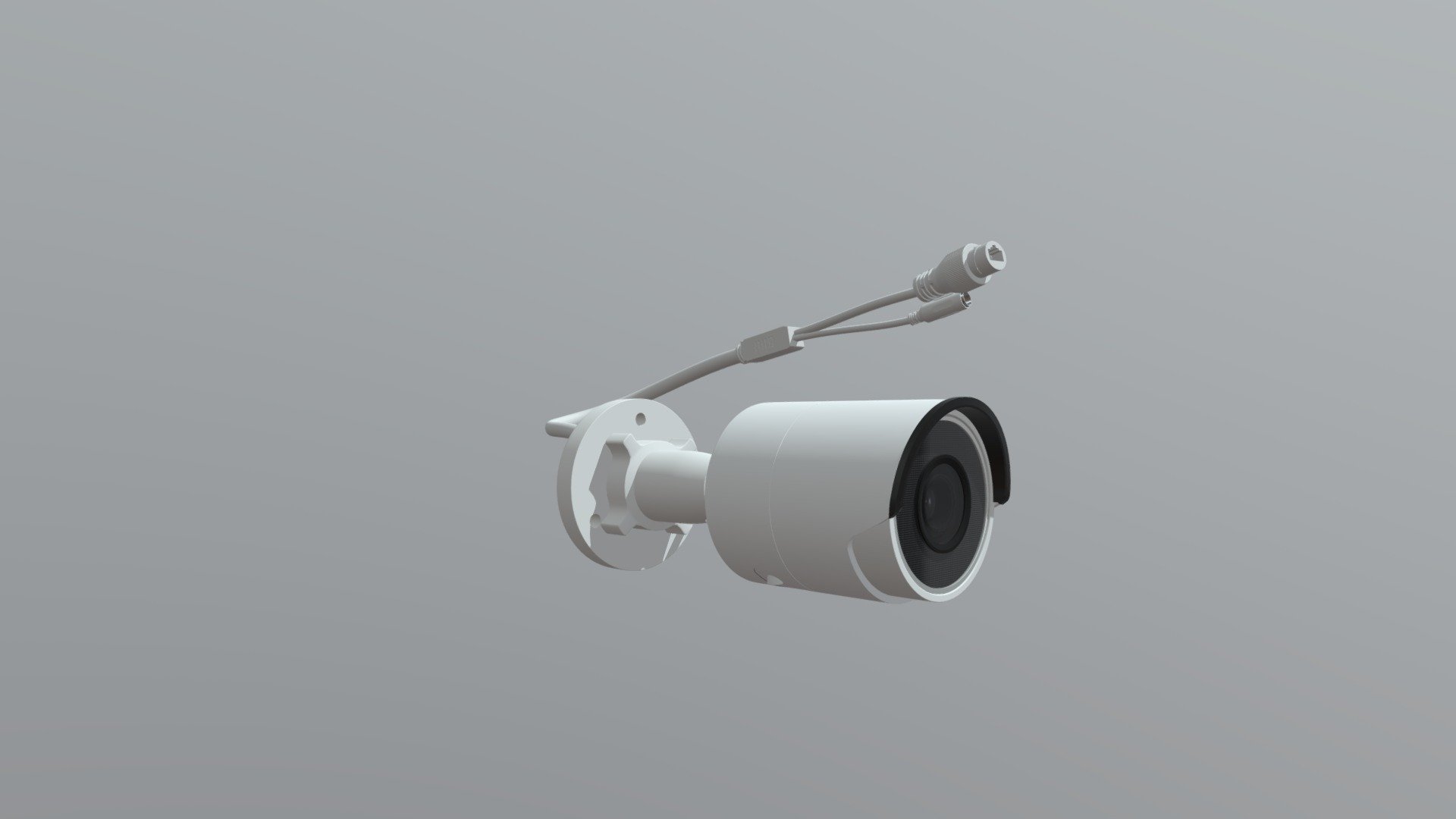 Bullet security camera with cables 3 - Buy Royalty Free 3D model by ...