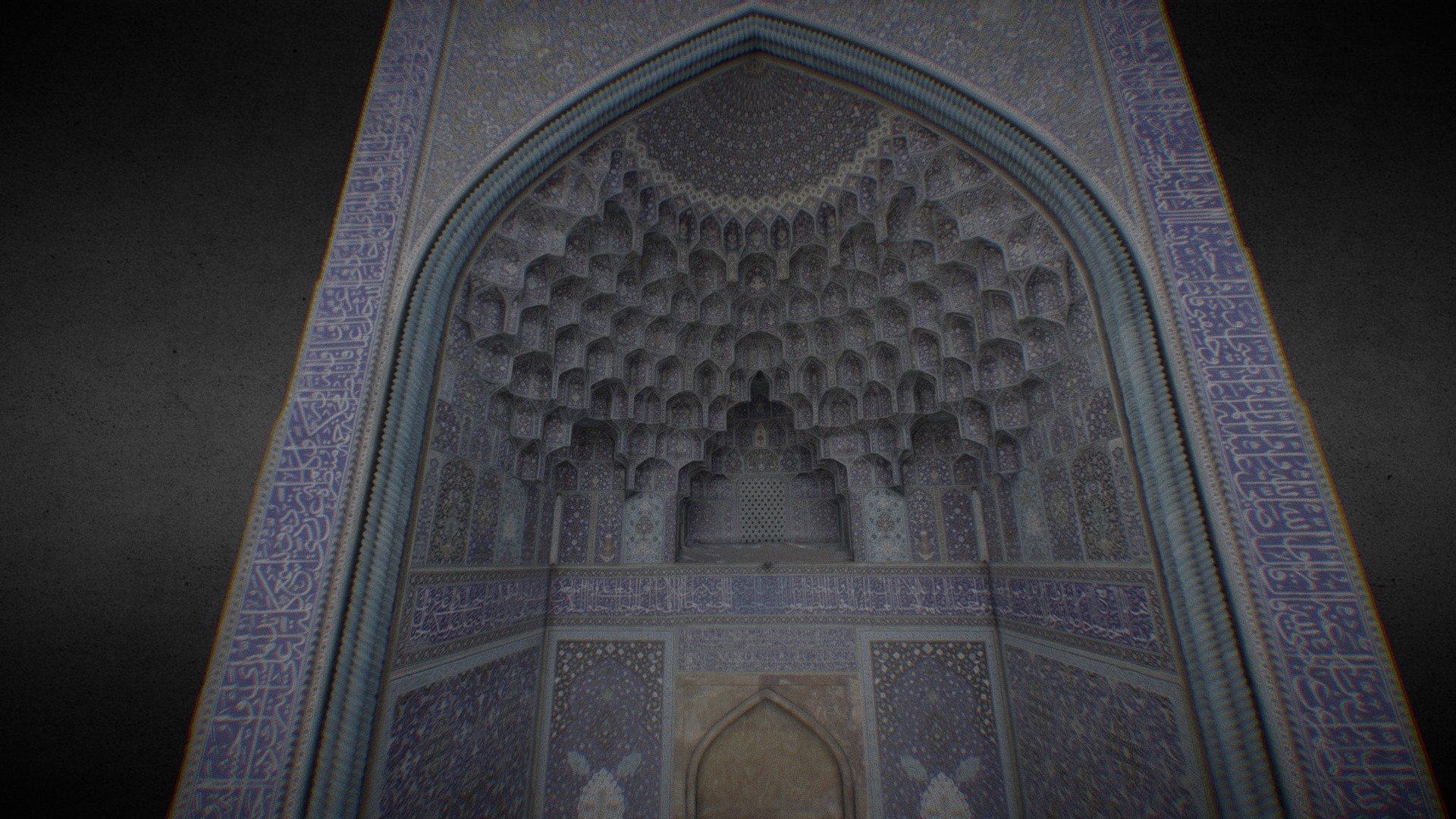 The Shah Mosque - 3D model by shahriyar.film [7cb3327] - Sketchfab
