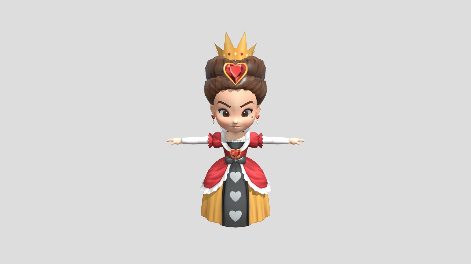 하트여왕 - Buy Royalty Free 3D model by thebome [7cb3634] - Sketchfab Store