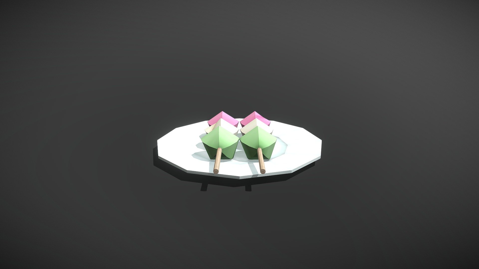 Dango - Download Free 3D model by EunbyH [7cb4288] - Sketchfab